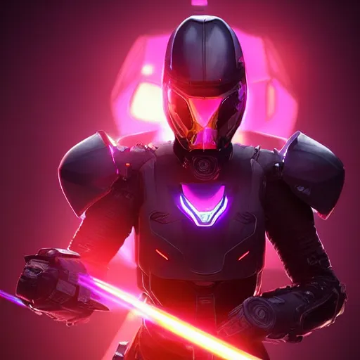 “Futuristic avatars, black armored, galactic symbols | Stable Diffusion ...