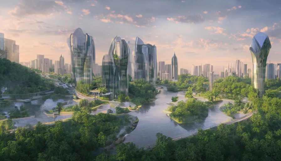 capital city of liberland with humongous green glass | Stable Diffusion ...