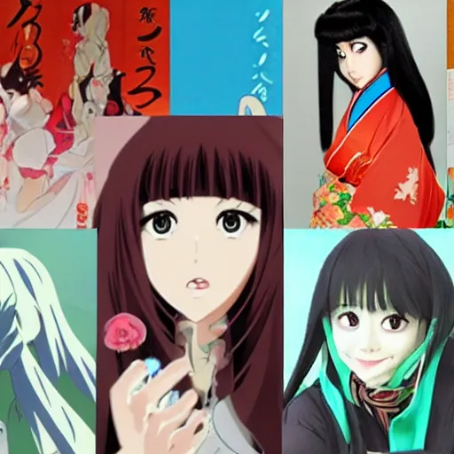 Many of the prettiest Japanese animation-style women | Stable Diffusion ...