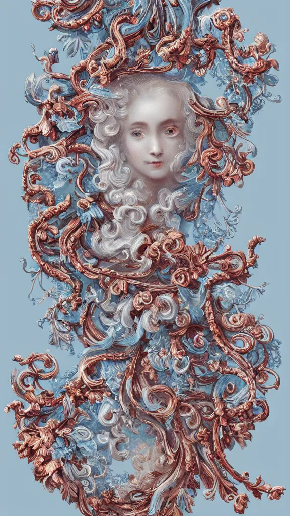 Rococo + Scrollwork + Full of silver layers + | Stable Diffusion | OpenArt