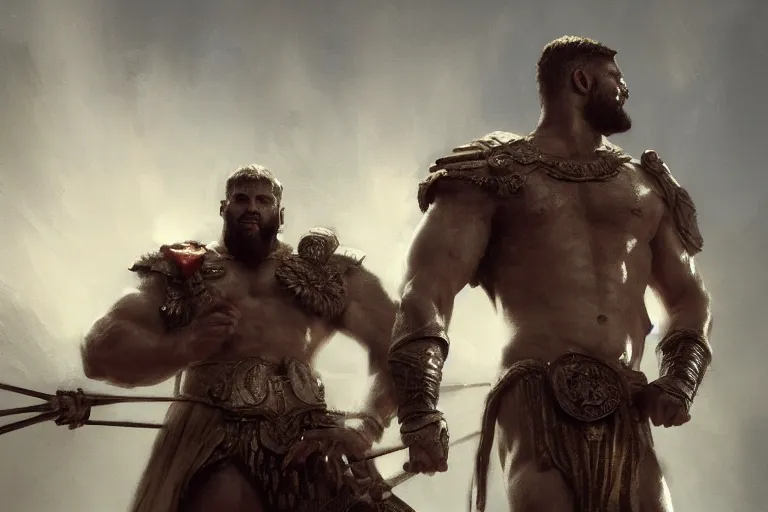 Gladiator, muscular, cinematic lighting, dramatic | Stable Diffusion | OpenArt