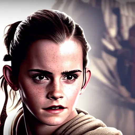 Emma Watson modeling as Rey in Star Wars, (EOS 5DS R, | Stable Diffusion | OpenArt