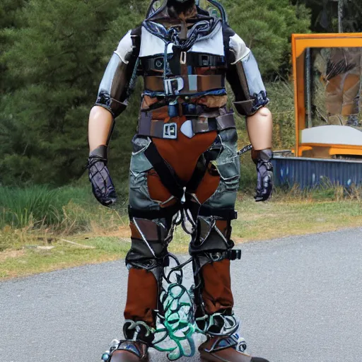 he doesnt have a full body animatronic snake harness | Stable Diffusion ...