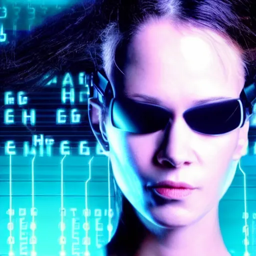 woman plugged into the matrix | Stable Diffusion | OpenArt
