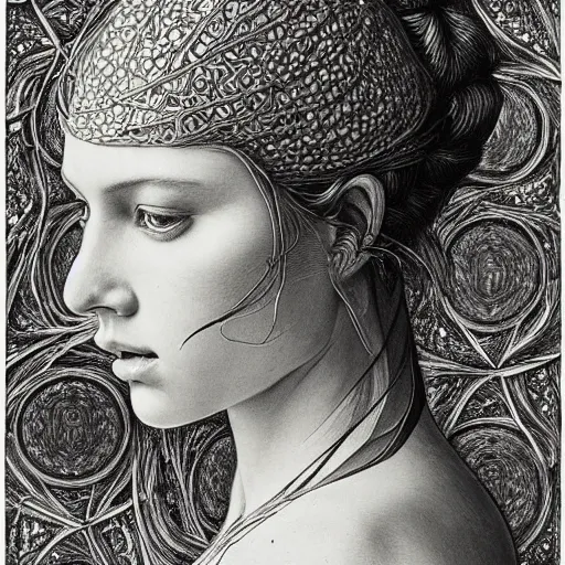 hyper detailed bw linear pencil drawing, woman | Stable Diffusion