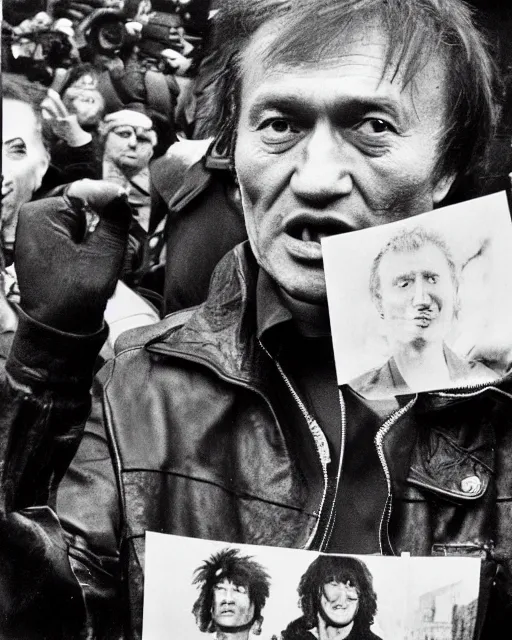 sixty years old viktor tsoi with realistic photo of | Stable Diffusion ...