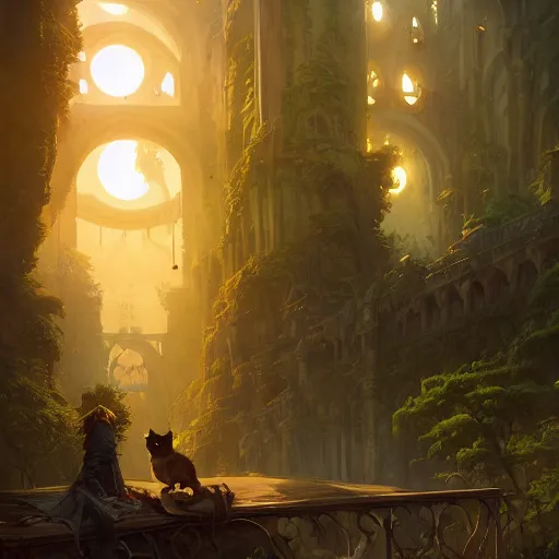 the world invaded by cats unreal engine, fantasy art | Stable Diffusion ...