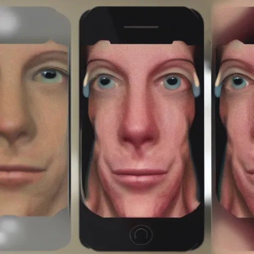 the Stable Diffusion AI taking a selfie of itself and | Stable Diffusion