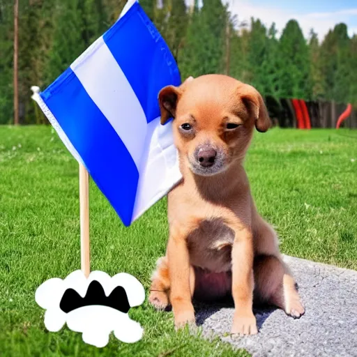 dog making poop on russian flag | Stable Diffusion | OpenArt