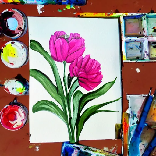 painting illustration flower | Stable Diffusion | OpenArt