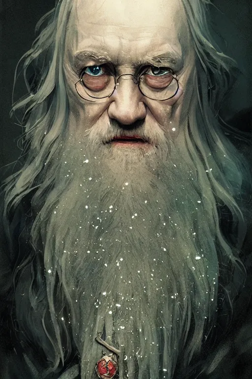 dumbledore, sorcerer, lord of the rings, tattoo, | Stable Diffusion ...