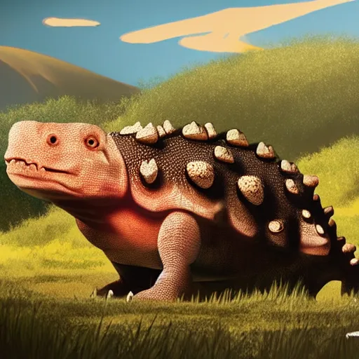 ankylosaurus in the grasslands, genndy tartakovsky, | Stable Diffusion ...
