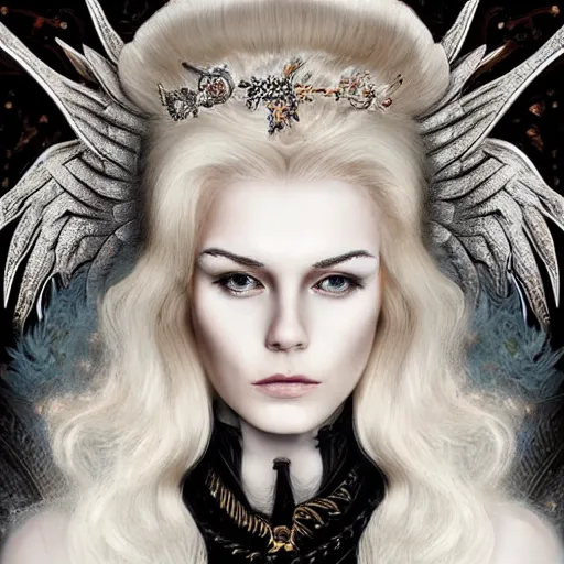 godlike awe-inspiring menacing Lucifer royal portrait, | Stable ...