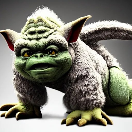 godzilla yoda donkey kong pikachu yeti chicken, highly | Stable ...