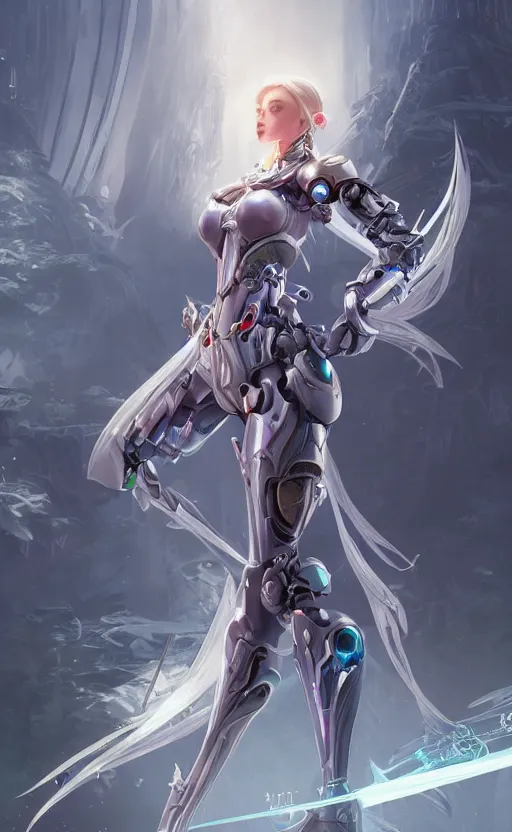 Alluring Elf Princess knight, Futuristic Cyborg | Stable Diffusion ...