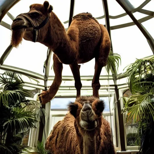 cinematic photo of a taxidermized camel as the | Stable Diffusion