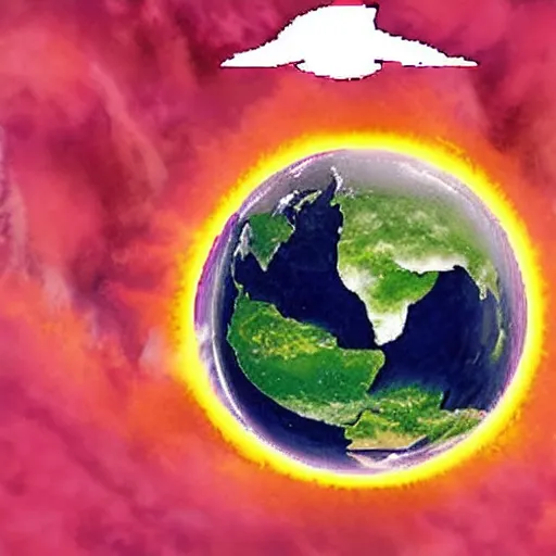 planet earth destroyed by a giant fart | Stable Diffusion | OpenArt