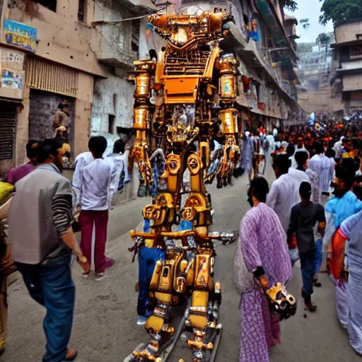 fantastic biomechanical humanoid mecha clocks walk | Stable Diffusion ...