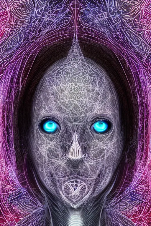 Sentient AI Centered, uncut, unzoom, symmetry. | Stable Diffusion | OpenArt