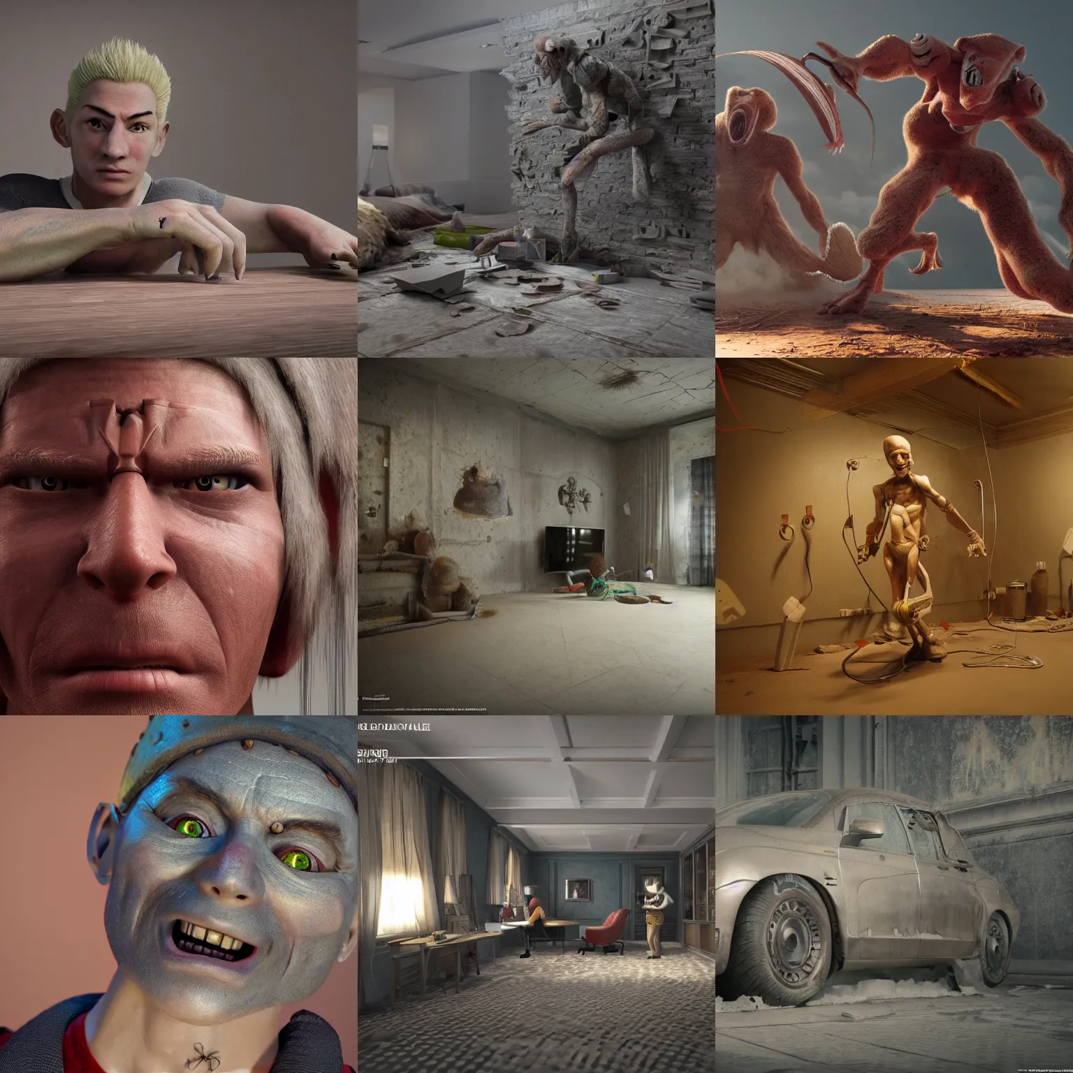 cursed image, hyperrealistic, octane render, very | Stable Diffusion | OpenArt