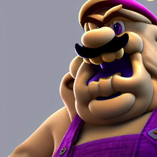 3 d octane render of wario | Stable Diffusion | OpenArt