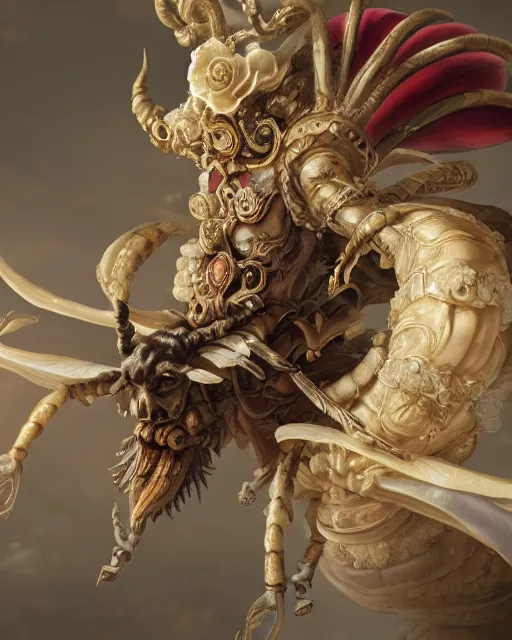 A epic and beautiful rococo painting of the insect | Stable Diffusion ...