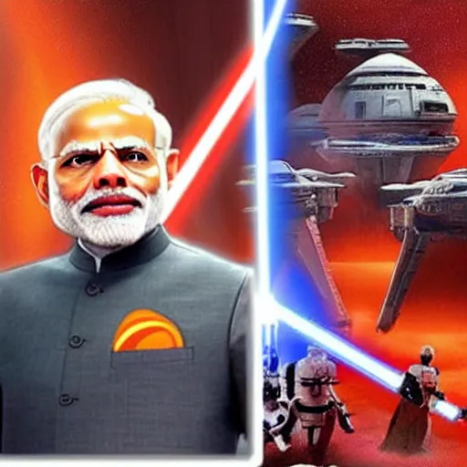 Narendra Modi in star wars | Stable Diffusion | OpenArt