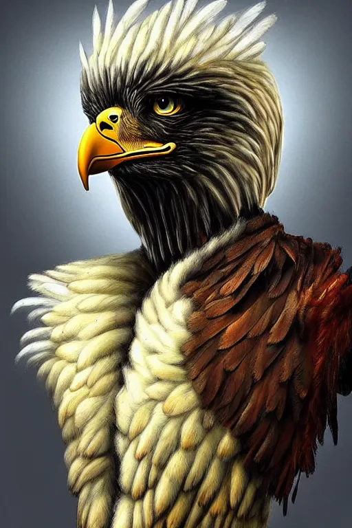 epic professional digital art of a human - eagle | Stable Diffusion ...