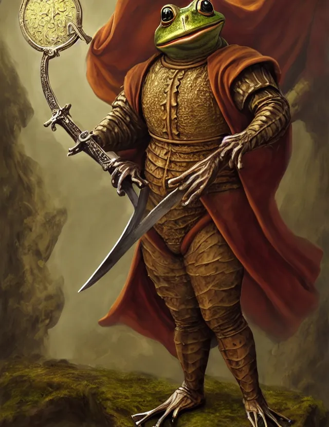 anthropomorphic bipedal frog that is dressed as a | Stable Diffusion ...