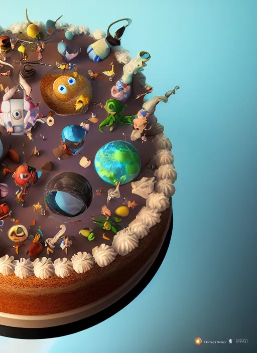 universe as a cake, au naturel, hyper detailed, | Stable Diffusion ...