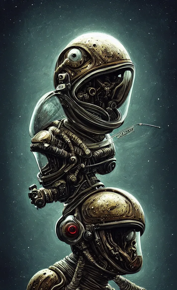 epic professional digital art of tormented astronaut | Stable Diffusion ...