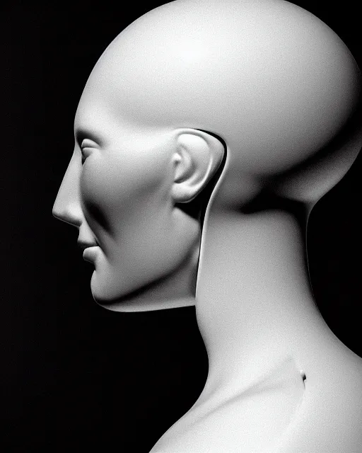 a beautiful bio - mechanical translucent faceless | Stable Diffusion ...