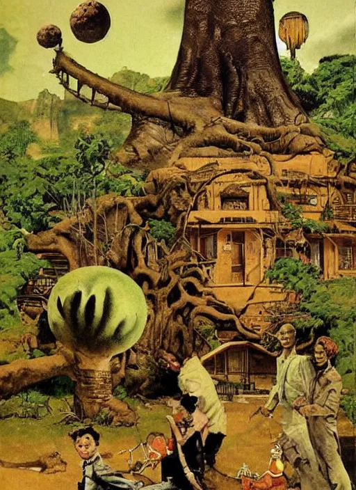 5 0 s pulp scifi fantasy illustration of an alien | Stable Diffusion ...