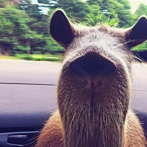 capybara in sunglasses driving a car ” | Stable Diffusion | OpenArt