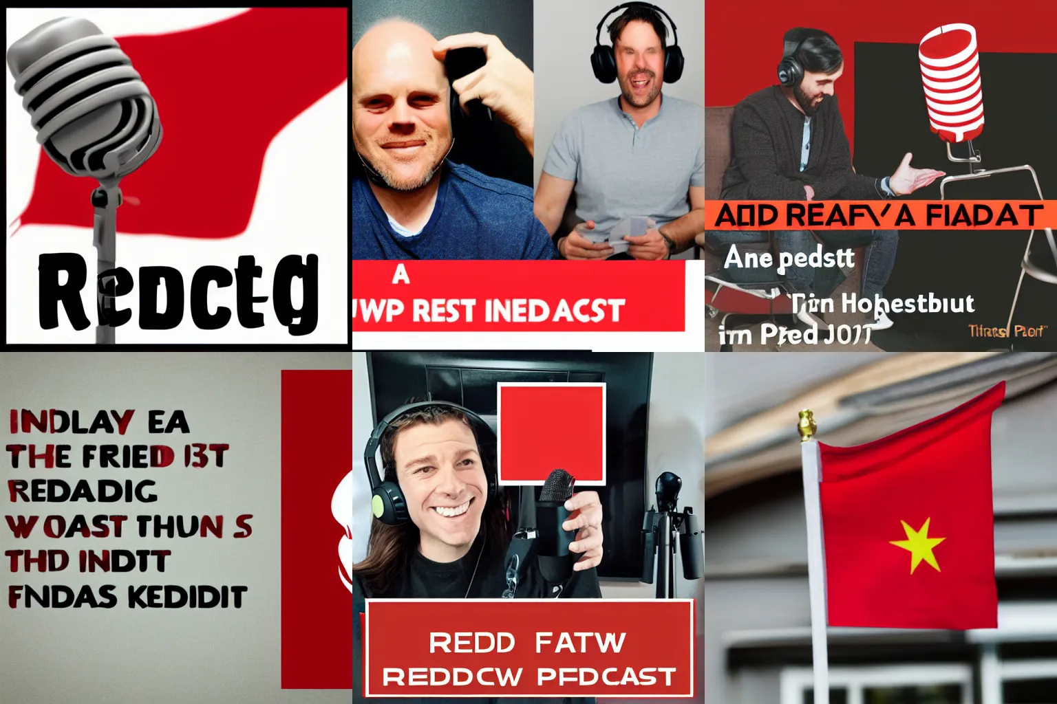 A Red flag in a podcast | Stable Diffusion | OpenArt