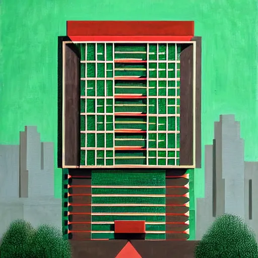 a real concrete building with anthropomorphic | Stable Diffusion | OpenArt