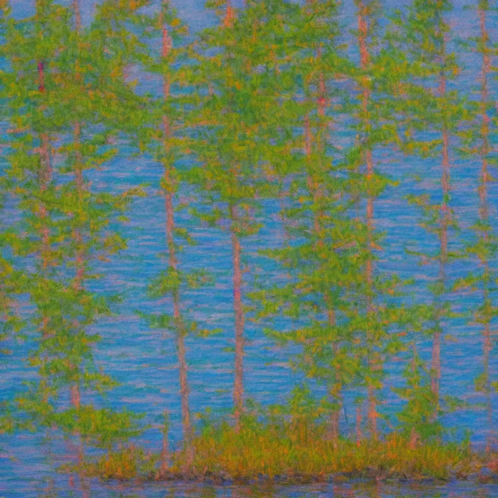 an impressionist painting of Redfish Lake Idaho | Stable Diffusion | OpenArt