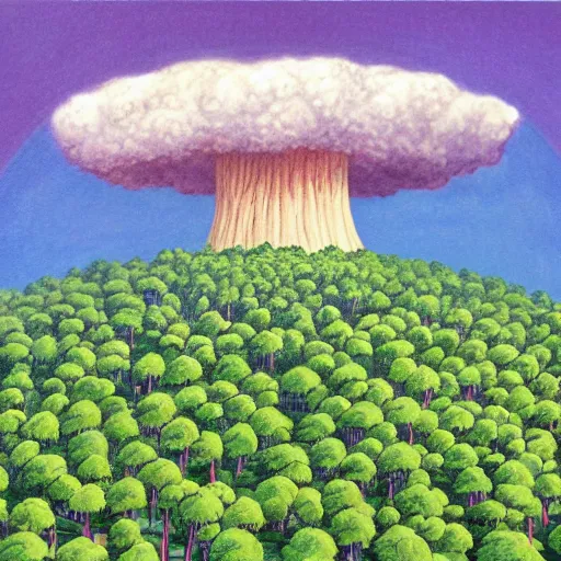 Aerial view of A beautiful, gigantic, 1000-foot-tall | Stable Diffusion ...