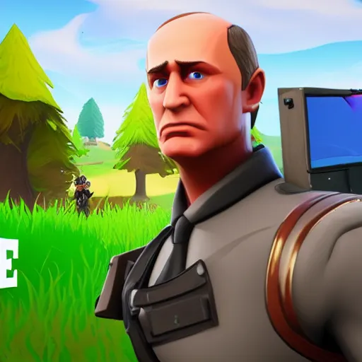 Putin In Fortnite very detailed 4K quality super | Stable Diffusion