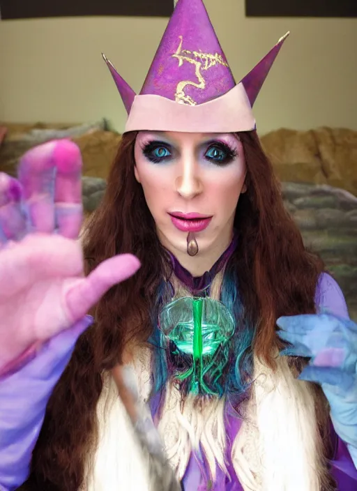 a wizard casting transgender magic | Stable Diffusion | OpenArt