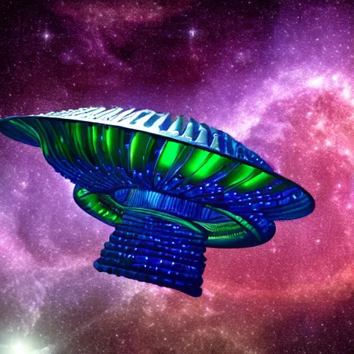 alien space ship made out of bismuth | Stable Diffusion | OpenArt