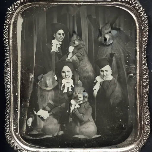 daguerrotype photo of the rabbit mirror ritual | Stable Diffusion | OpenArt