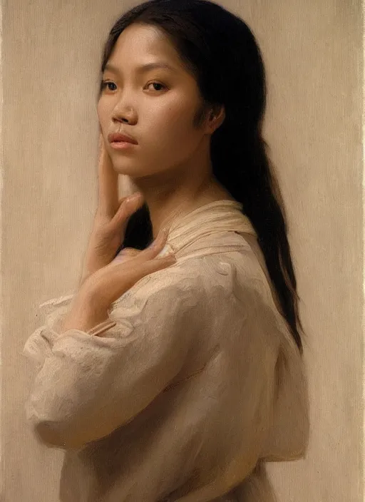 a beautiful painting of a filipina by felix | Stable Diffusion | OpenArt