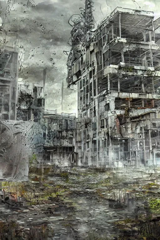 acid rain effect, disassemble the computer in | Stable Diffusion | OpenArt