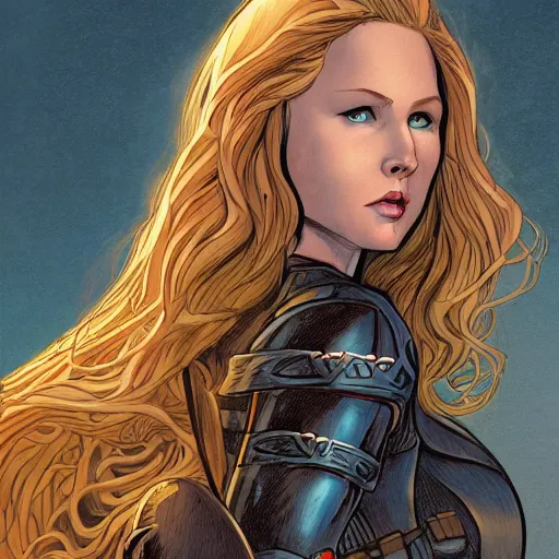 precisely drawn illustration of Eowyn blended with | Stable Diffusion ...