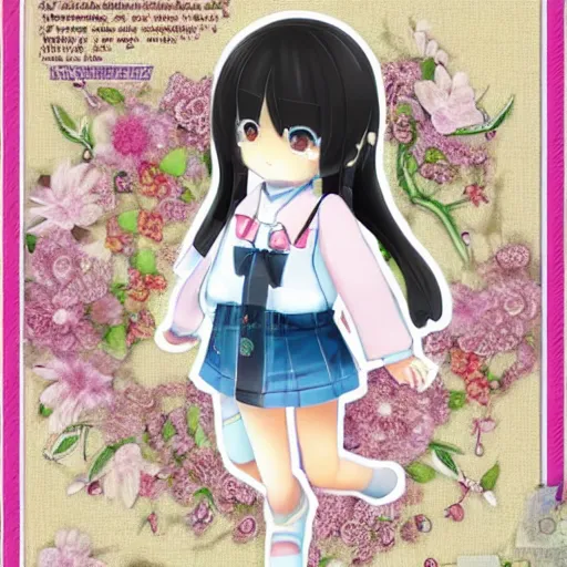 Cute girl, by Adachi Mitsuru, touch style, H2 style, | Stable Diffusion ...