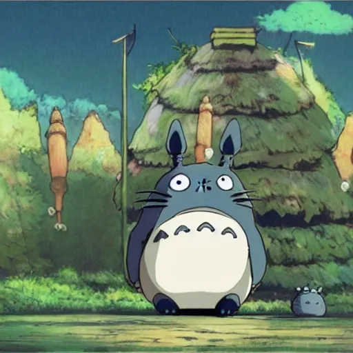 Totoro playing Dance Dance Revolution, concept art, | Stable Diffusion ...