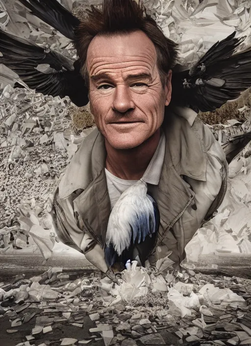 brian cranston fused with a crane, construction, | Stable Diffusion ...