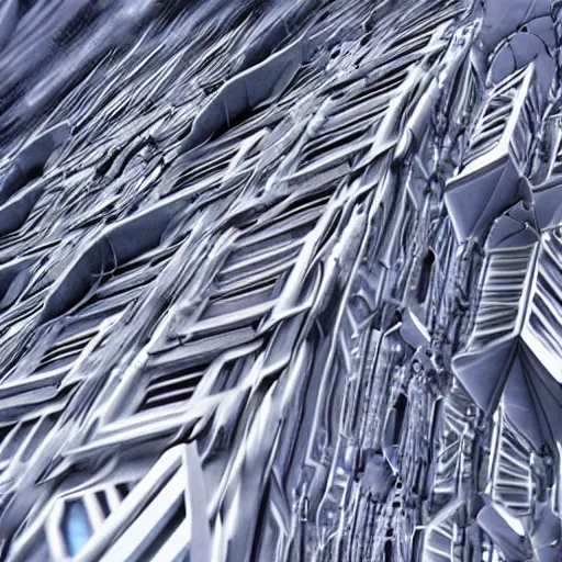 a super realistic still shot of fractal buildings | Stable Diffusion ...