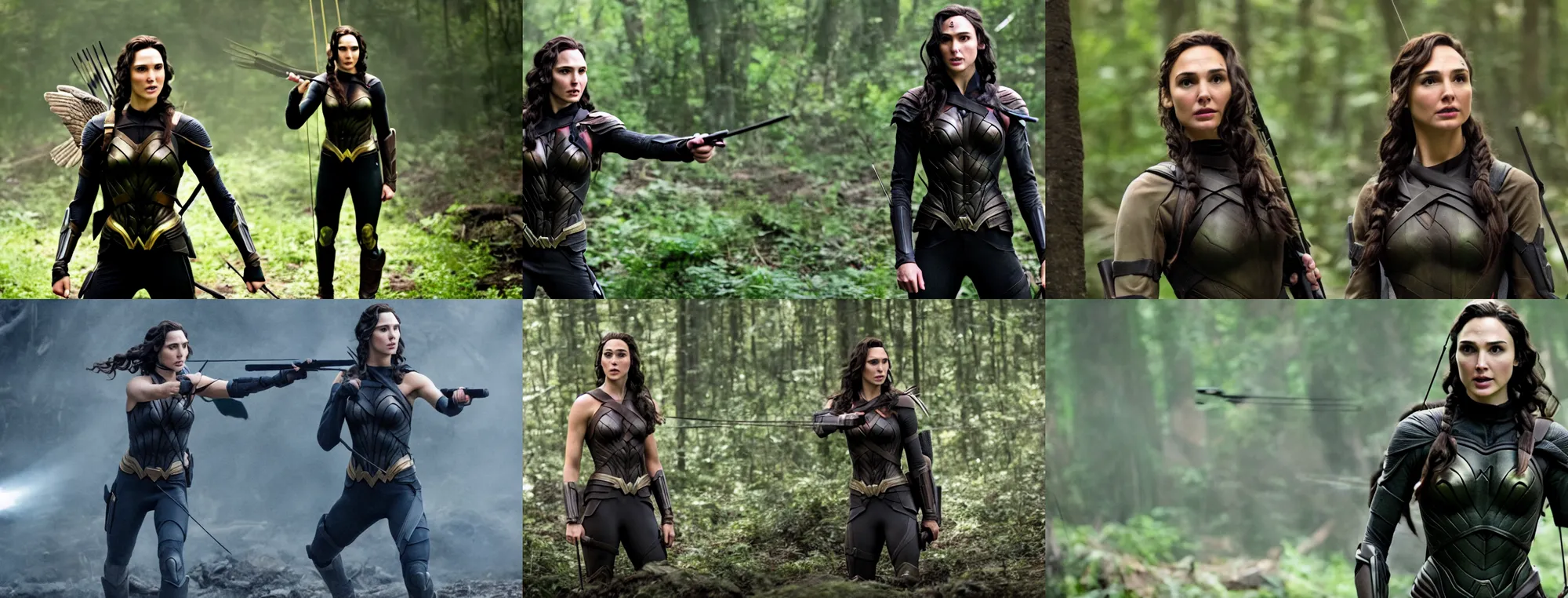 film still of gal gadot in the hunger games, action | Stable Diffusion ...
